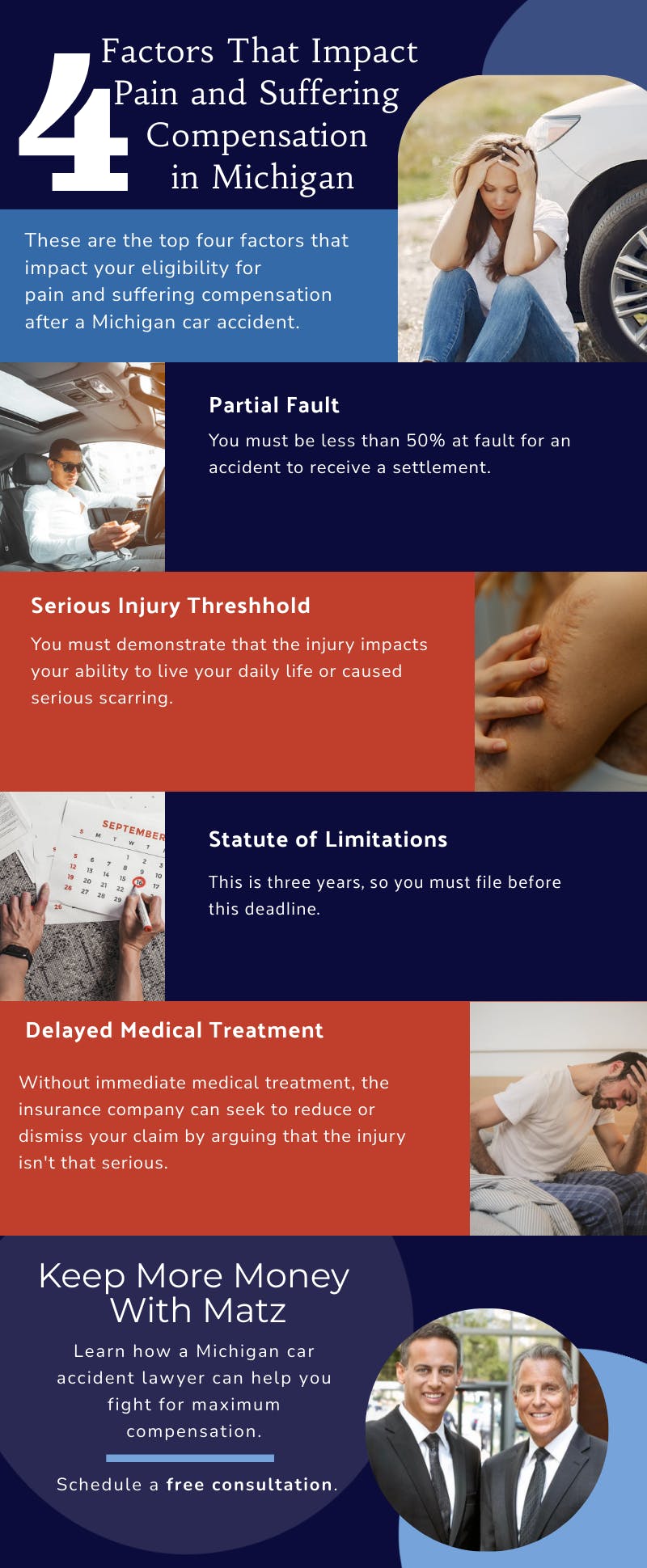 Guide to Pain and Suffering in Michigan Car Accident